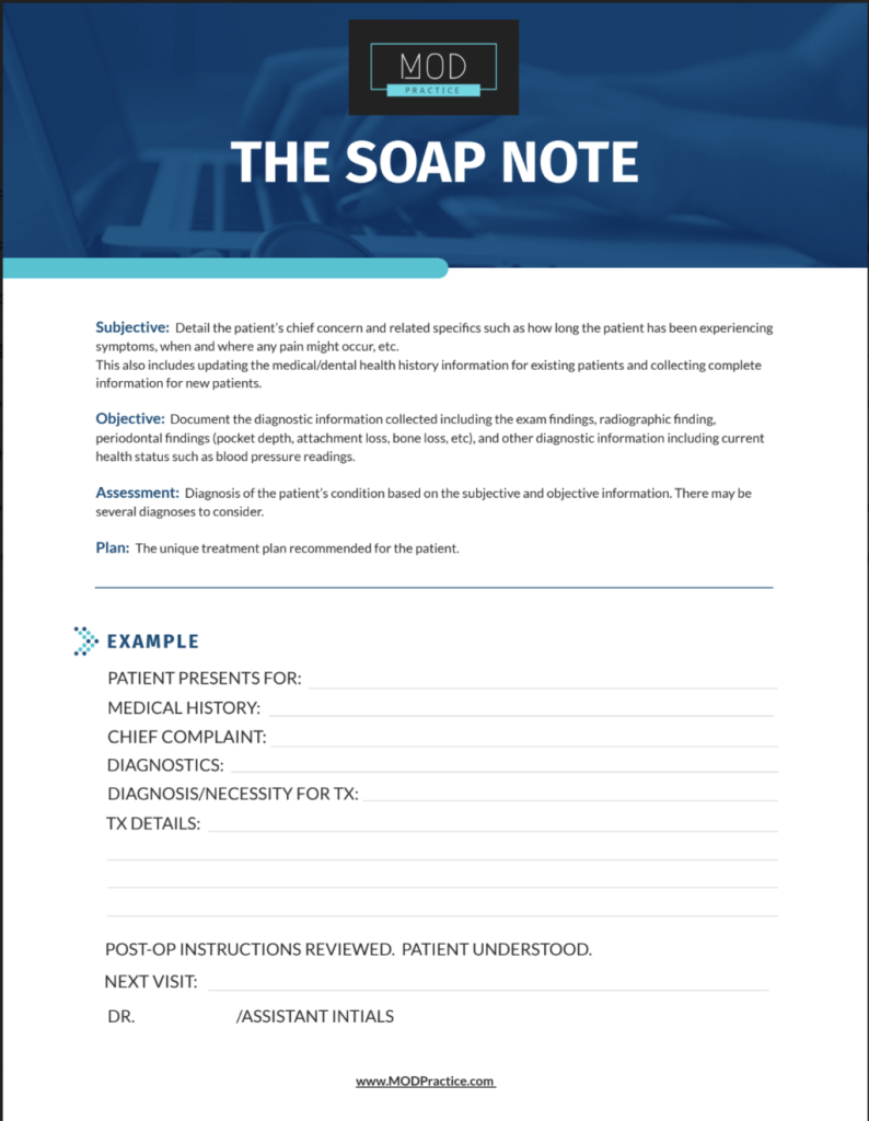 The SOAP Note – MODPractice